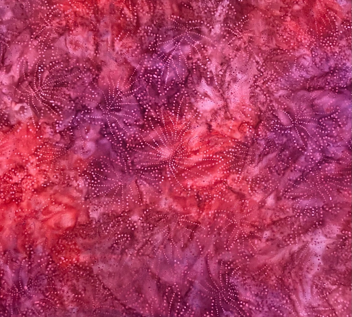 Batik Fabric Pink Batik Fabric Batik Fabric by the Yard - Etsy