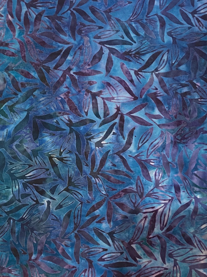 Batik, Batik Fabric, Batik by the Half Yard, Blue Batik, Batik Bundle ...