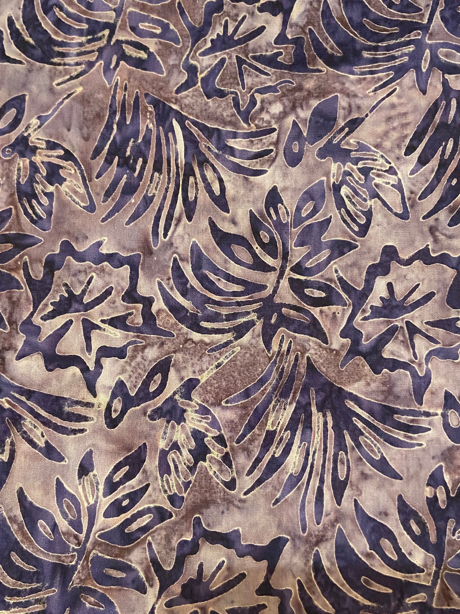 Batik, Purple Batik Fabric, Batik by the Half Yard, Purple Fabric - Etsy