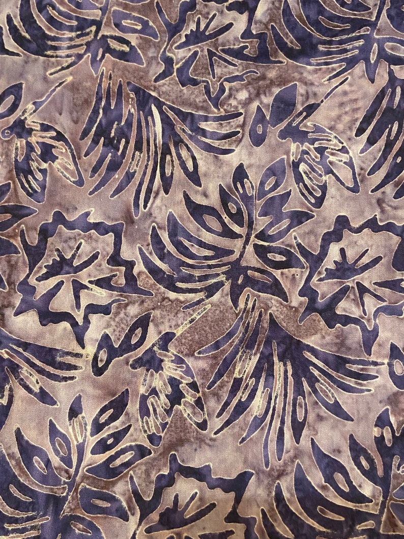 Batik, Purple Batik Fabric, Batik by the Half Yard, Purple Fabric - Etsy