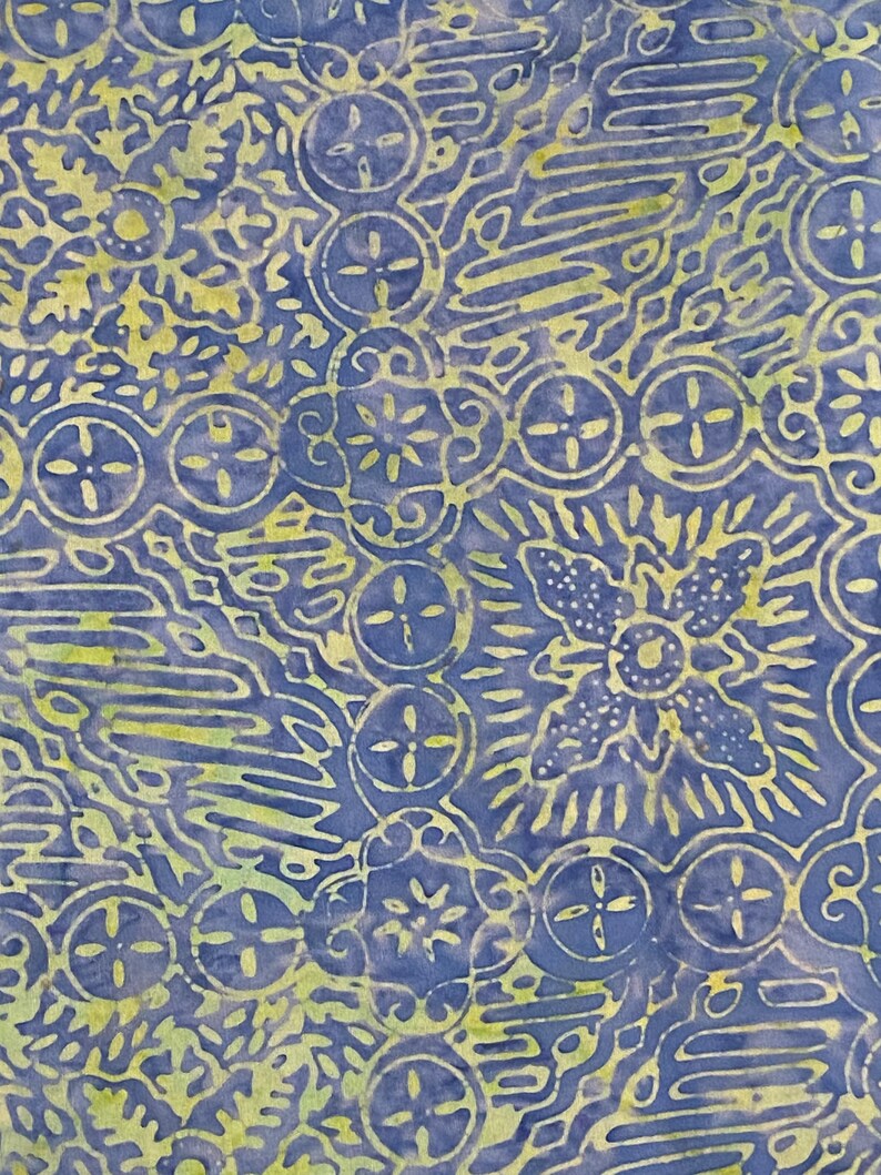 Batik, Batik Fabric, Batik by the Half Yard, Blue Batik, Batik Bundle ...