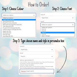 Custom Kpop Name Sticker Decal. Different Cute Designs to Choose From ...