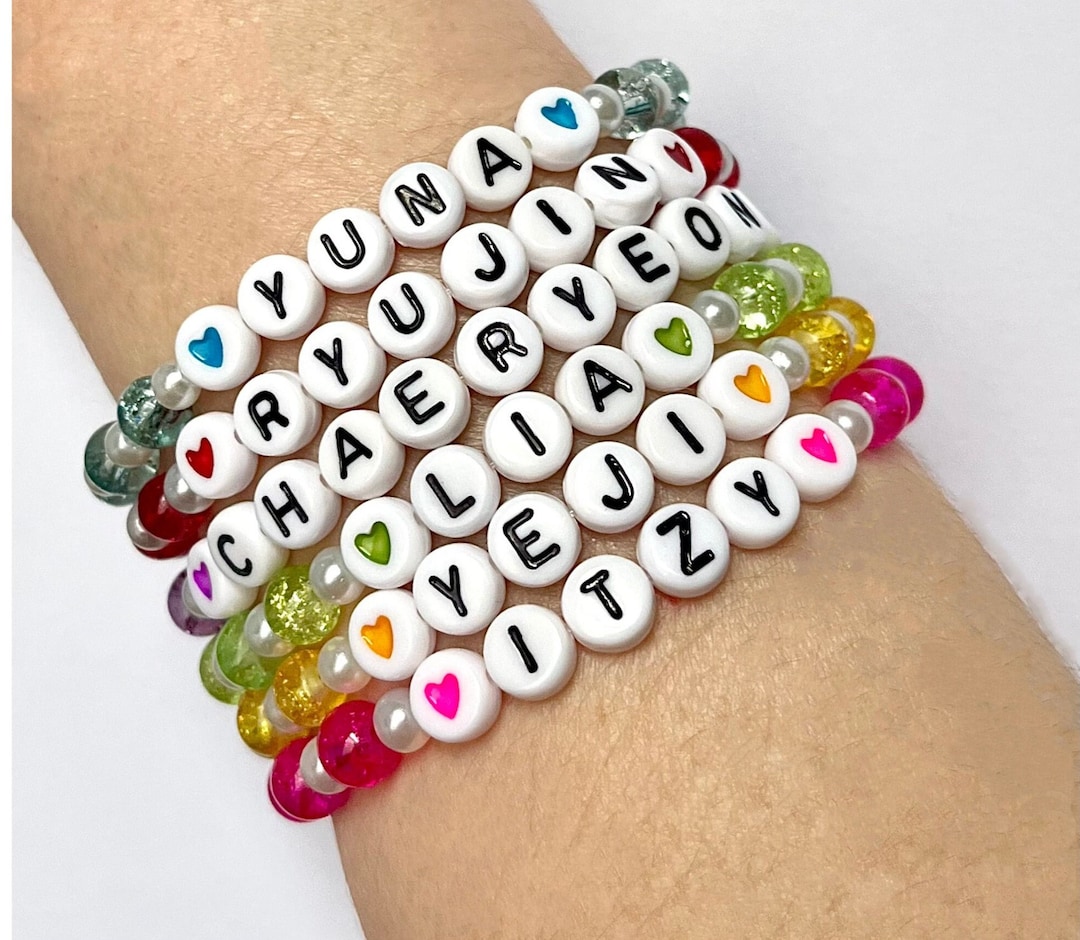 ITZY MIDZY Kpop Beaded Bracelet Concert Tour Accessory Jewellery Stan ...