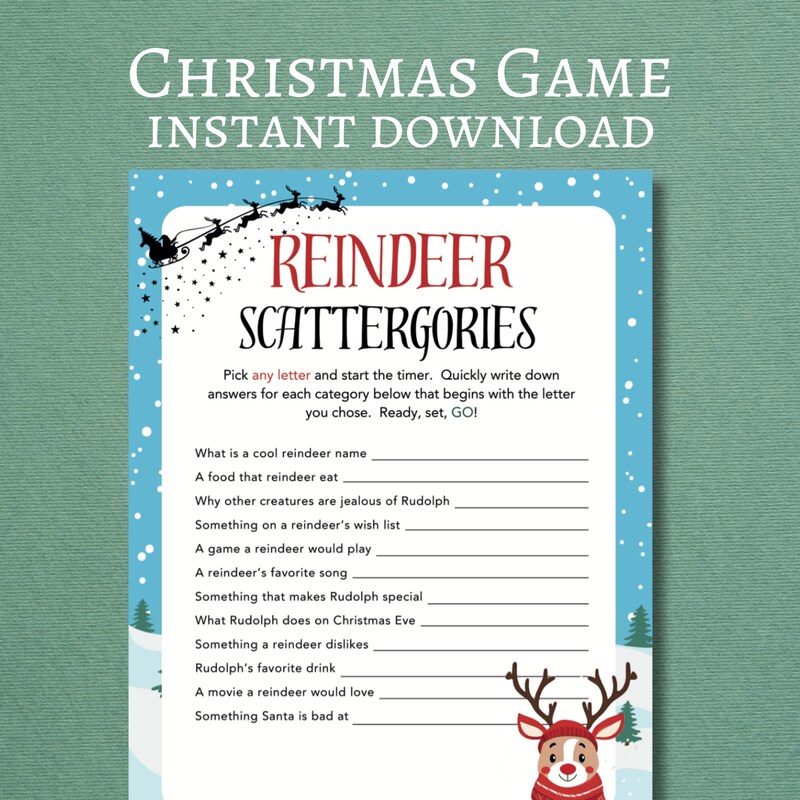Reindeer Games - Etsy