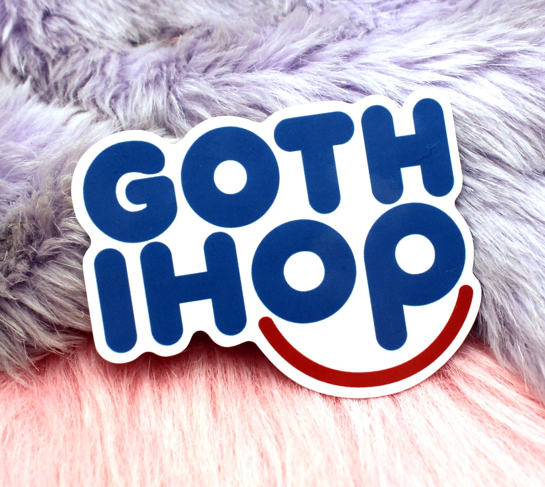 Goth Ihop 7cm Sticker - Etsy