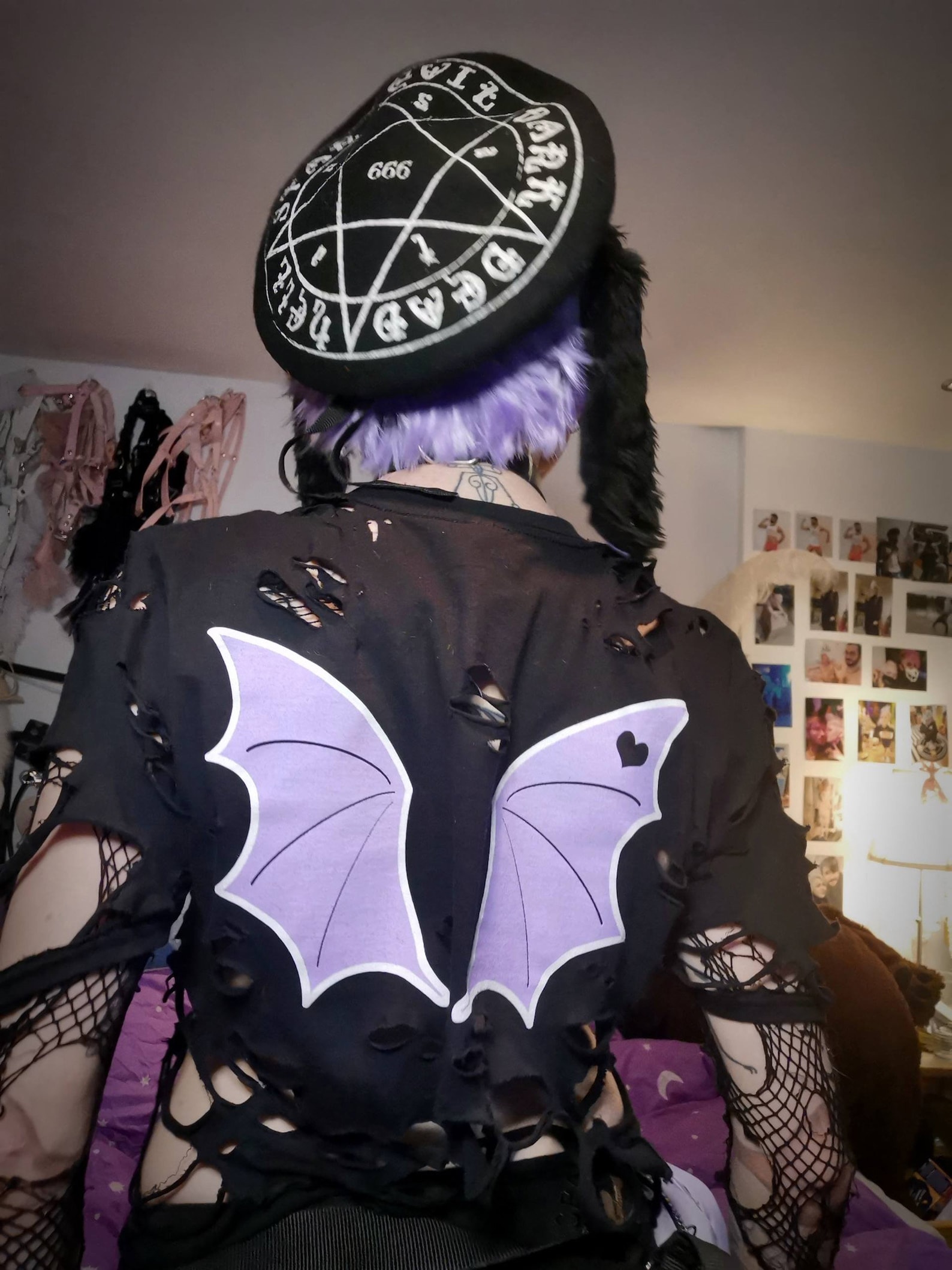 Succuboi Black Full Outfit/t-shirt sizes: S-XXL Back & - Etsy Australia