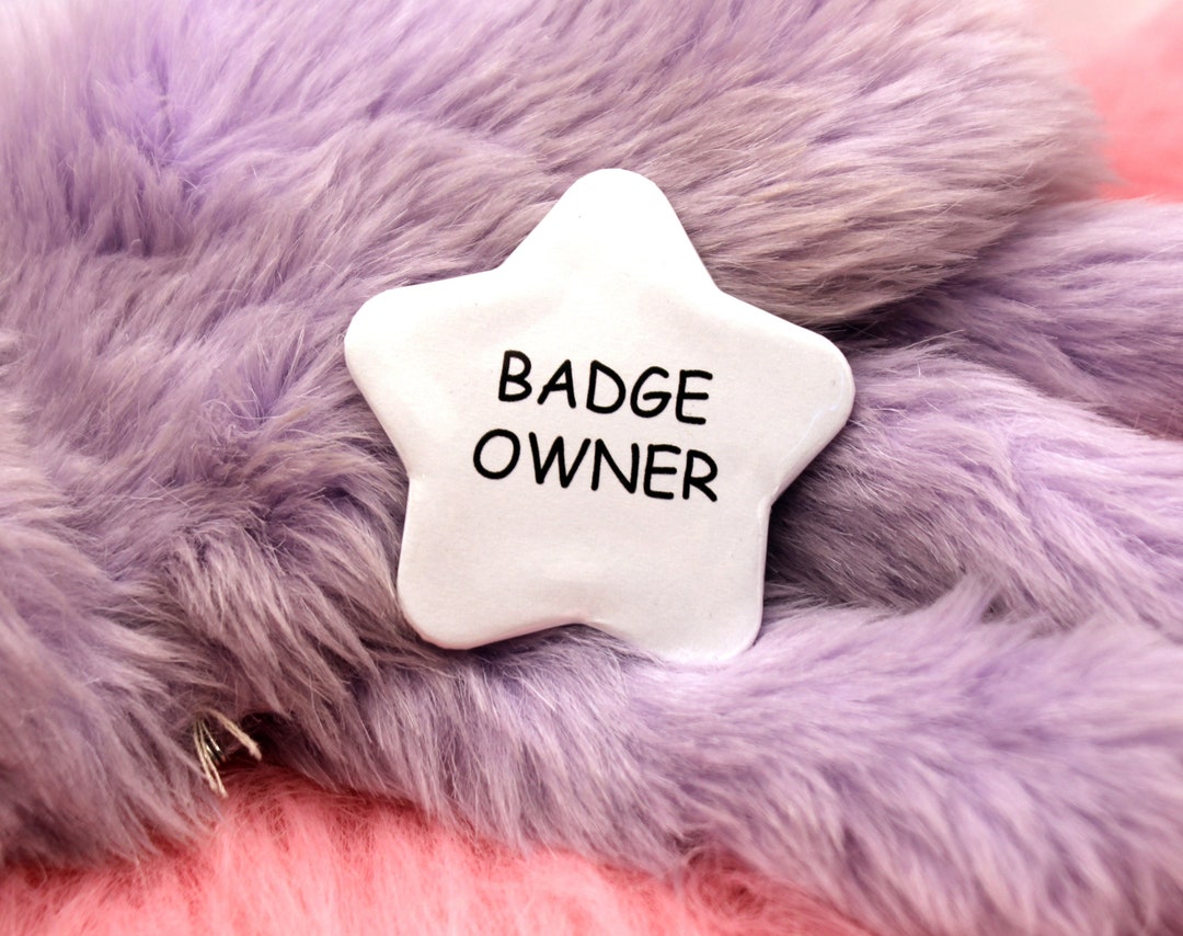 Badge Owner Star Badge - Etsy