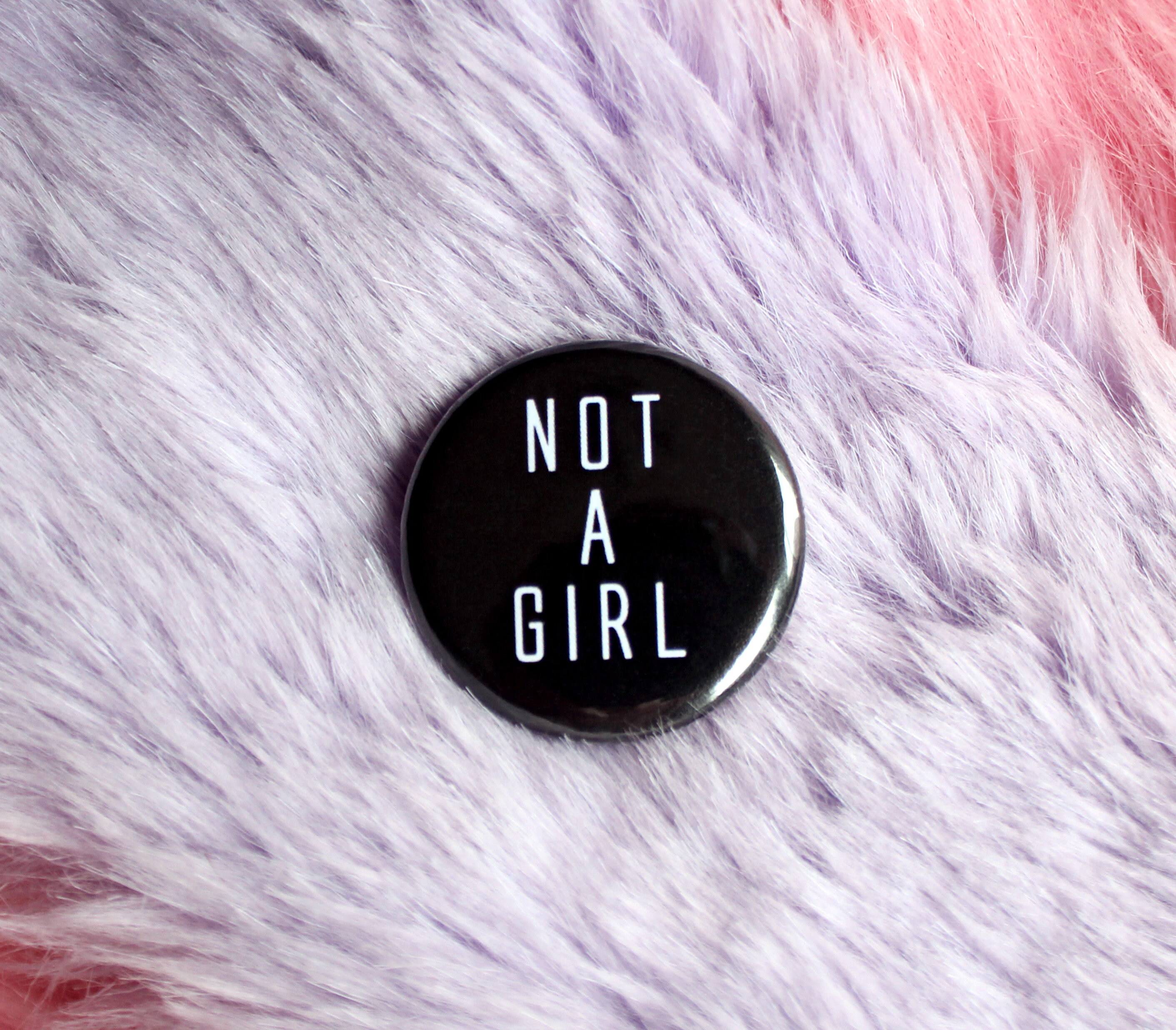Not a Boy Not a Girl & Gendervoid Badges 38mm Nonbinary - Etsy UK