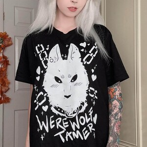 Black Werewolf Tamer T-shirt - Etsy