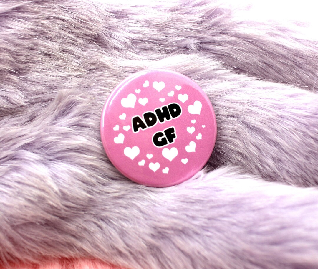 ADHD GF Badge 38mm - Etsy