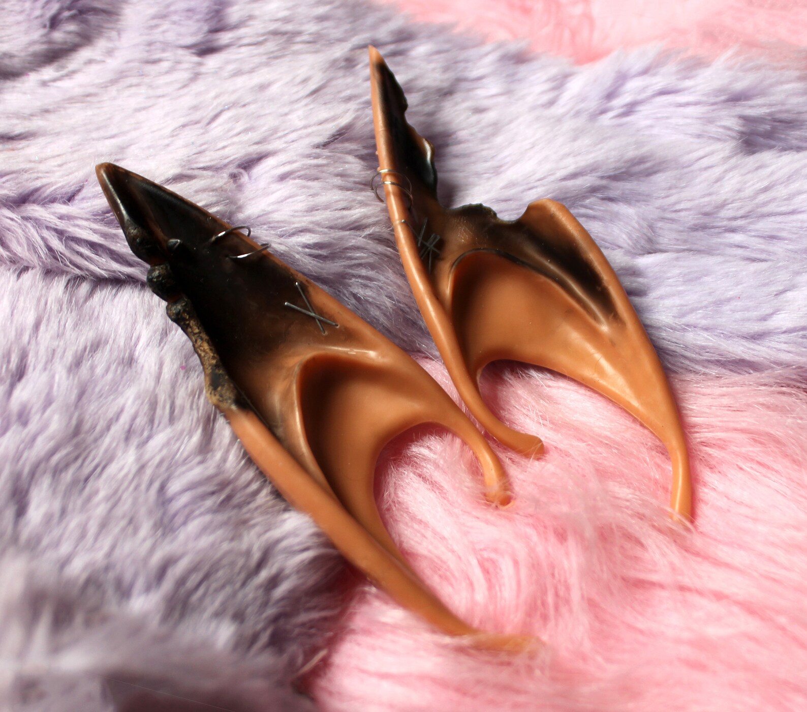 Bespoke Large Dark Demon Ears 14cm long Cosplay LARP | Etsy