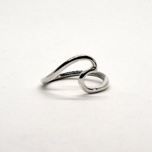Wave Ring, Ocean Wave Ring, Sterling Silver Wave Ring, Handmade Wave ...