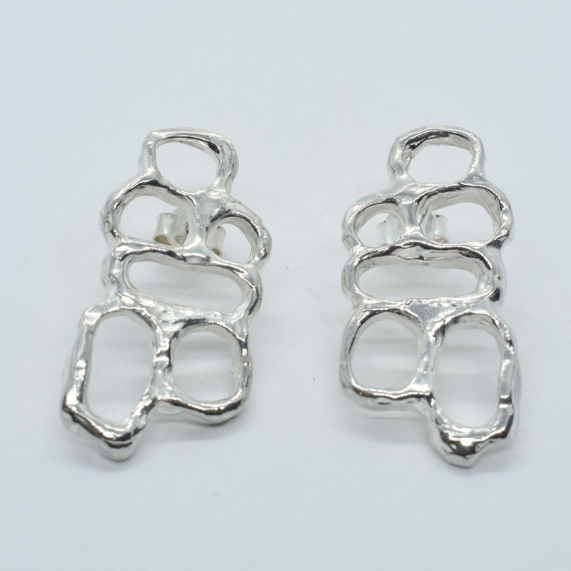 Abstract Earrings - Etsy