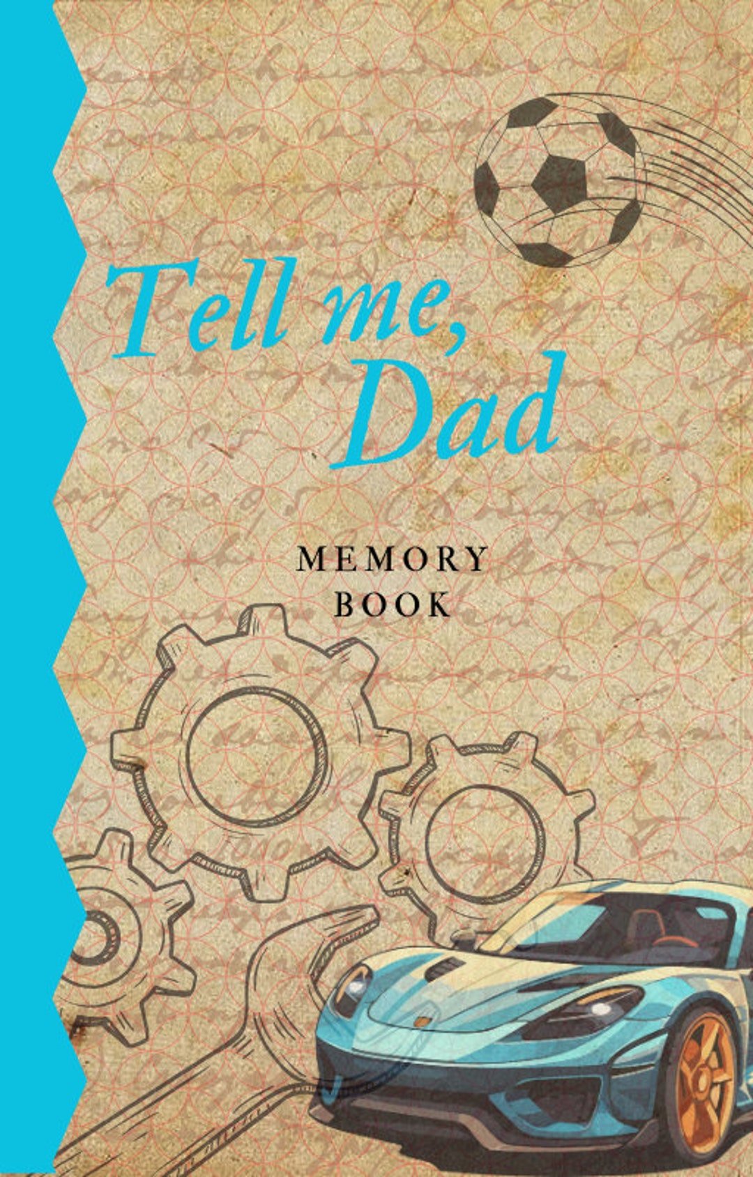Tell Me Dad, Memory Book, Legacy Journal, Parents Gift, Birthday or ...