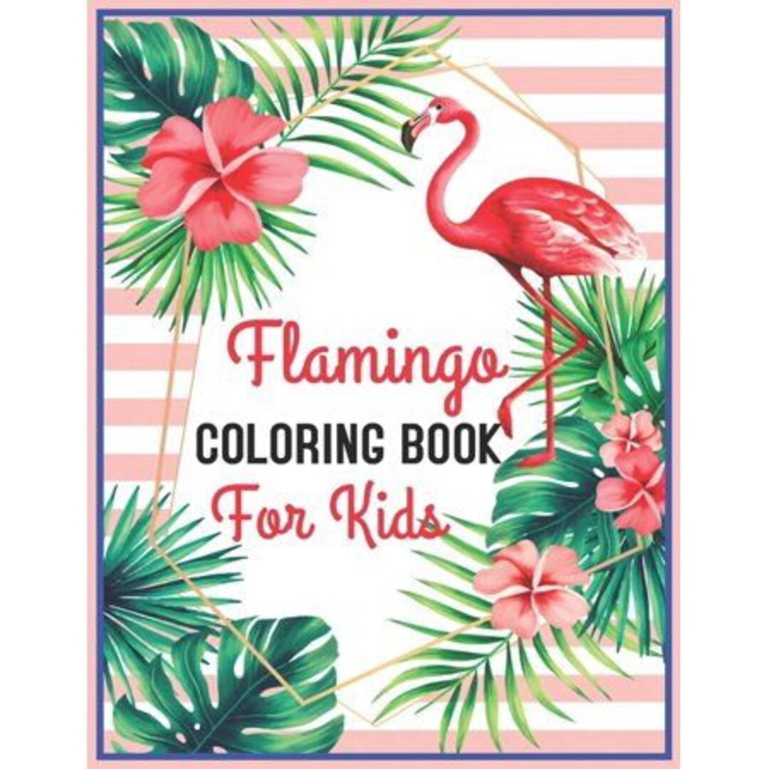 Flamingo Coloring Book | Instant Download PDF | Printable Coloring Book ...