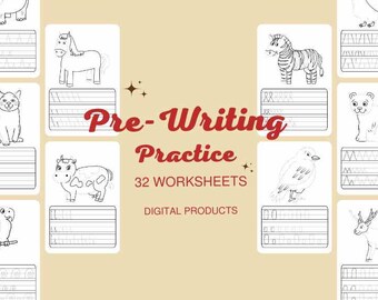 Tracing Practice, Pre-writing Worksheets, Line Tracing, Preschool ...