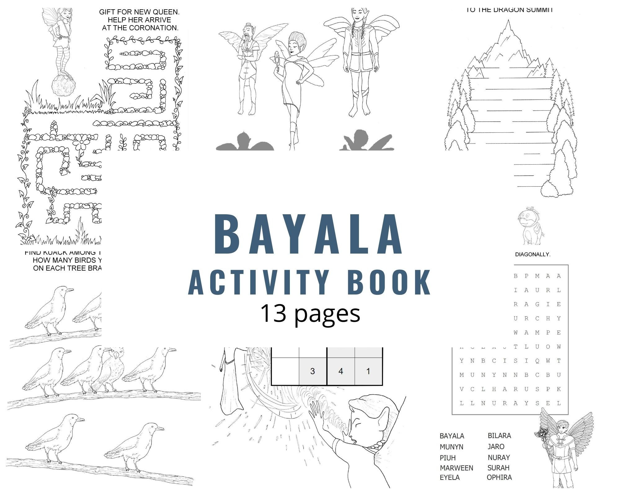 Bayala Activity Book | Instant Download PDF | Printable Book - Etsy