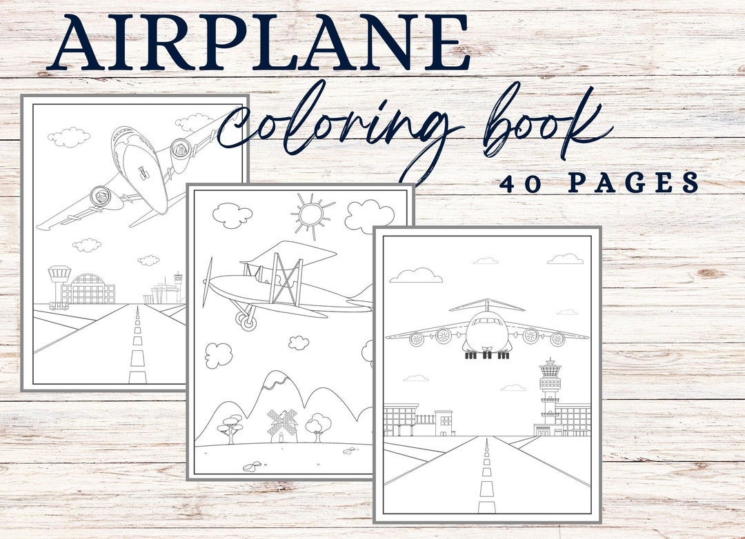Airplane Coloring Pages - 40 Printable Airplane Coloring Pages for Kids ...
