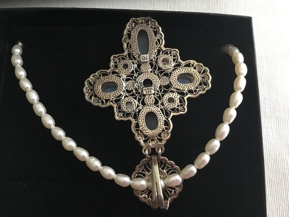 Vtg Signed Nicky Butler NB Sterling Silver Moonstone … - Gem