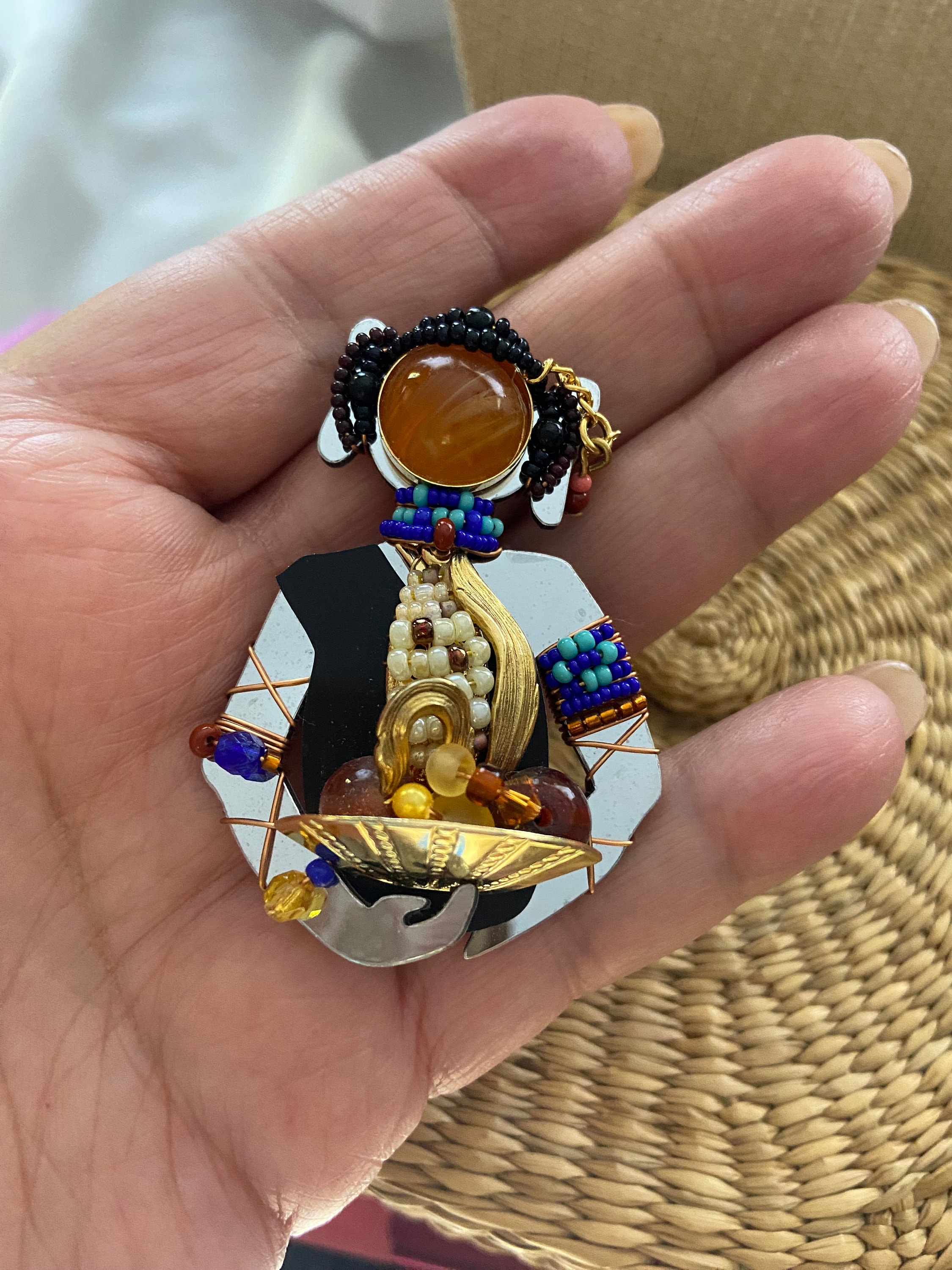 Liztech Corn Maiden Retired Collectible Brooch Pin Signed - Etsy