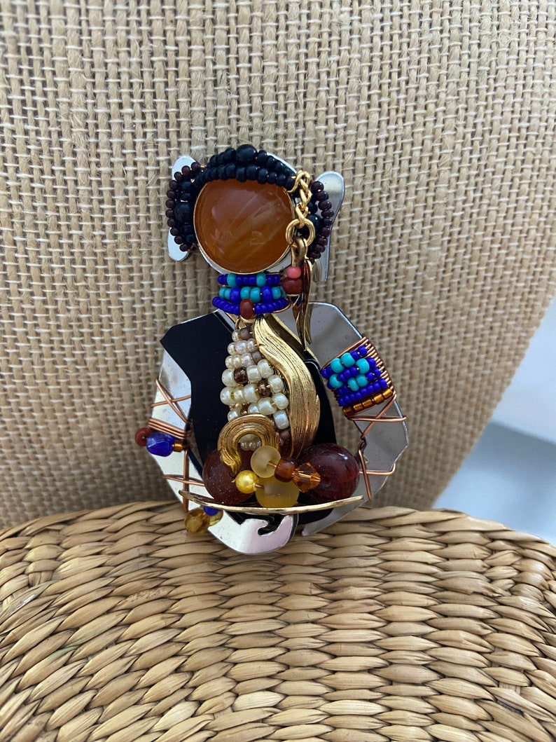 Liztech Corn Maiden Retired Collectible Brooch Pin Signed - Etsy