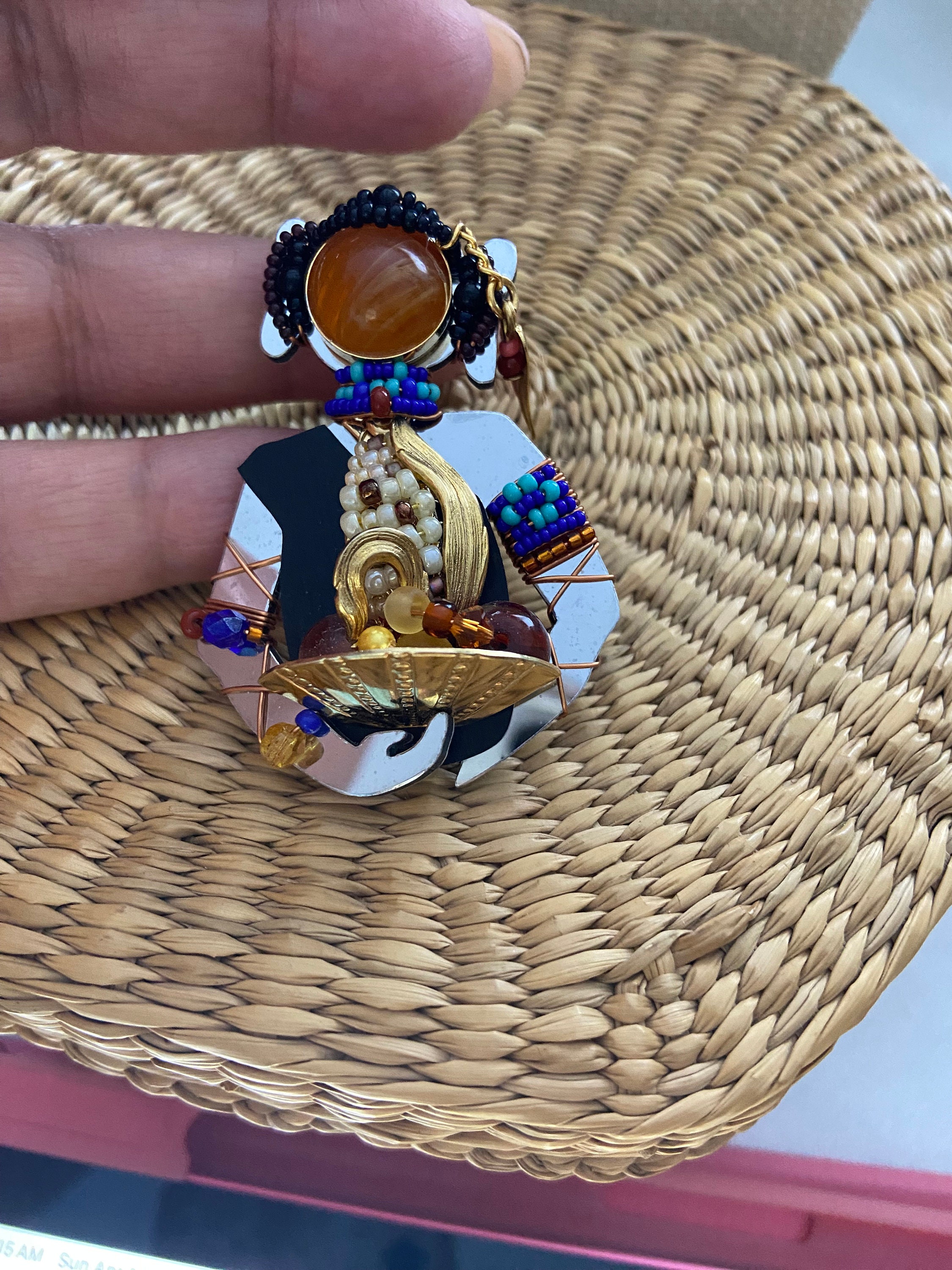 Liztech Corn Maiden Retired Collectible Brooch Pin Signed - Etsy