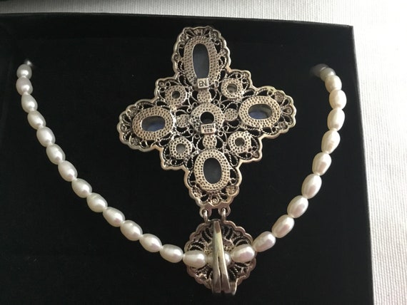 Vtg Signed Nicky Butler NB Sterling Silver Moonstone … - Gem