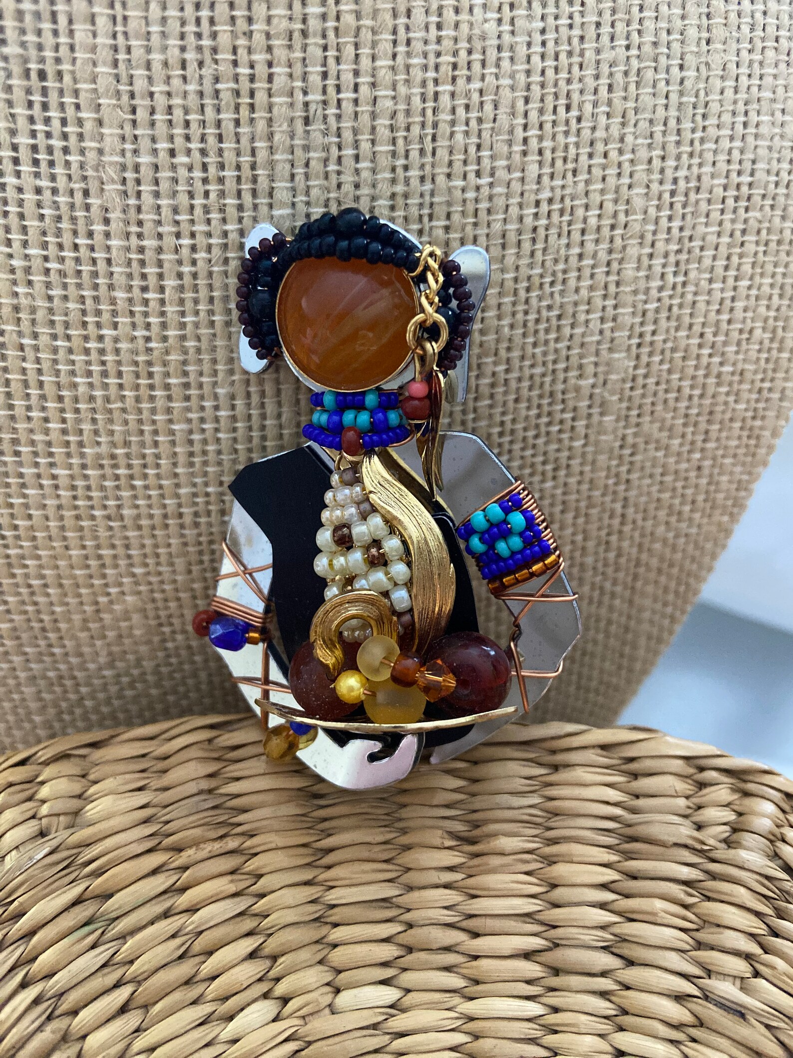 Liztech Corn Maiden Retired Collectible Brooch Pin Signed - Etsy