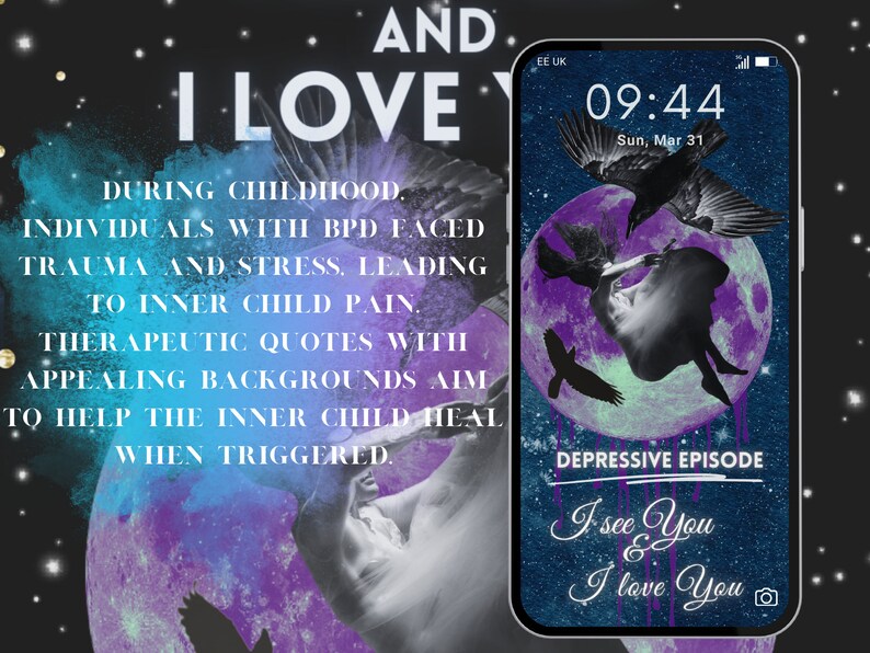 BPD Mental Health WALLPAPERS - Etsy