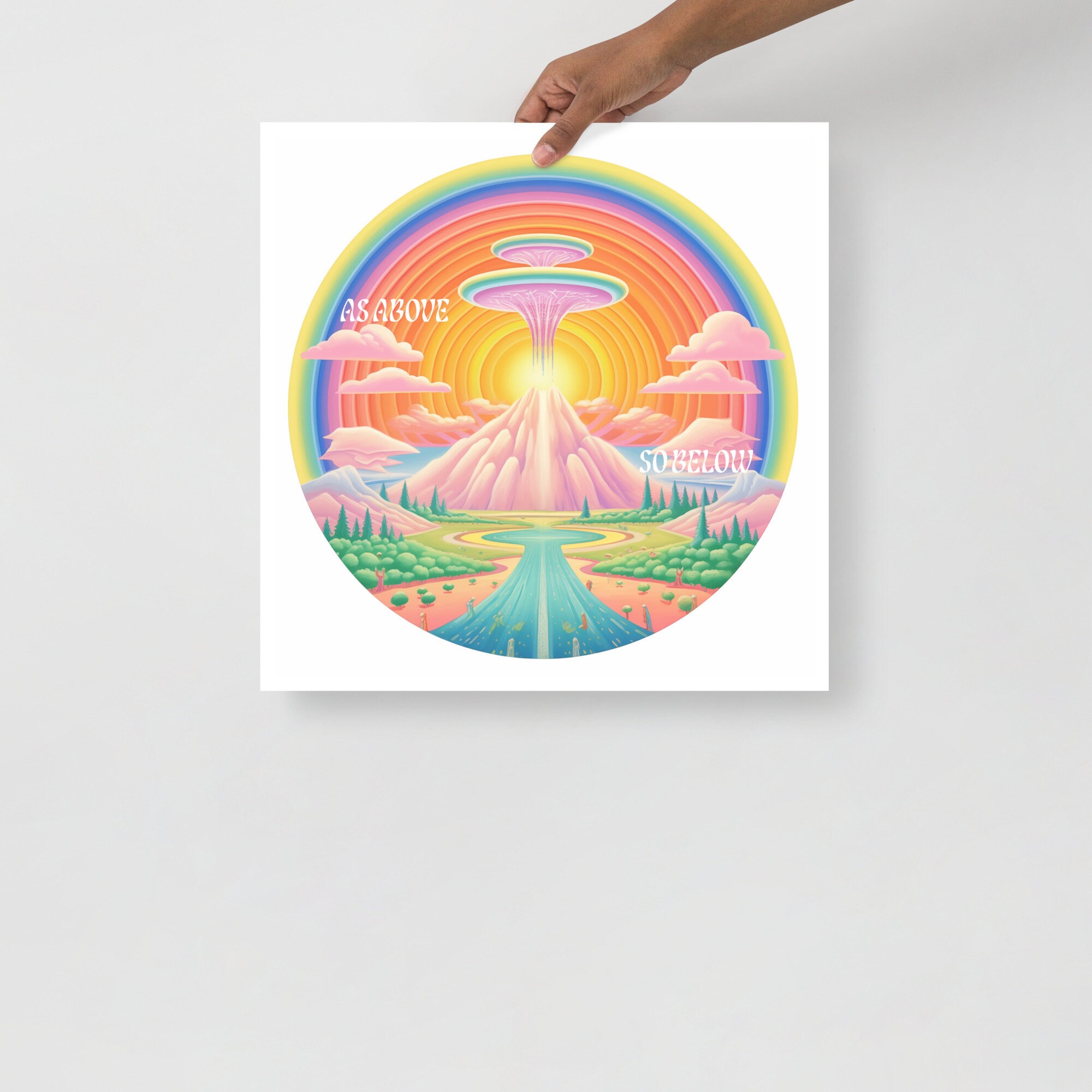 As Above so Below Cloudships Poster - Etsy