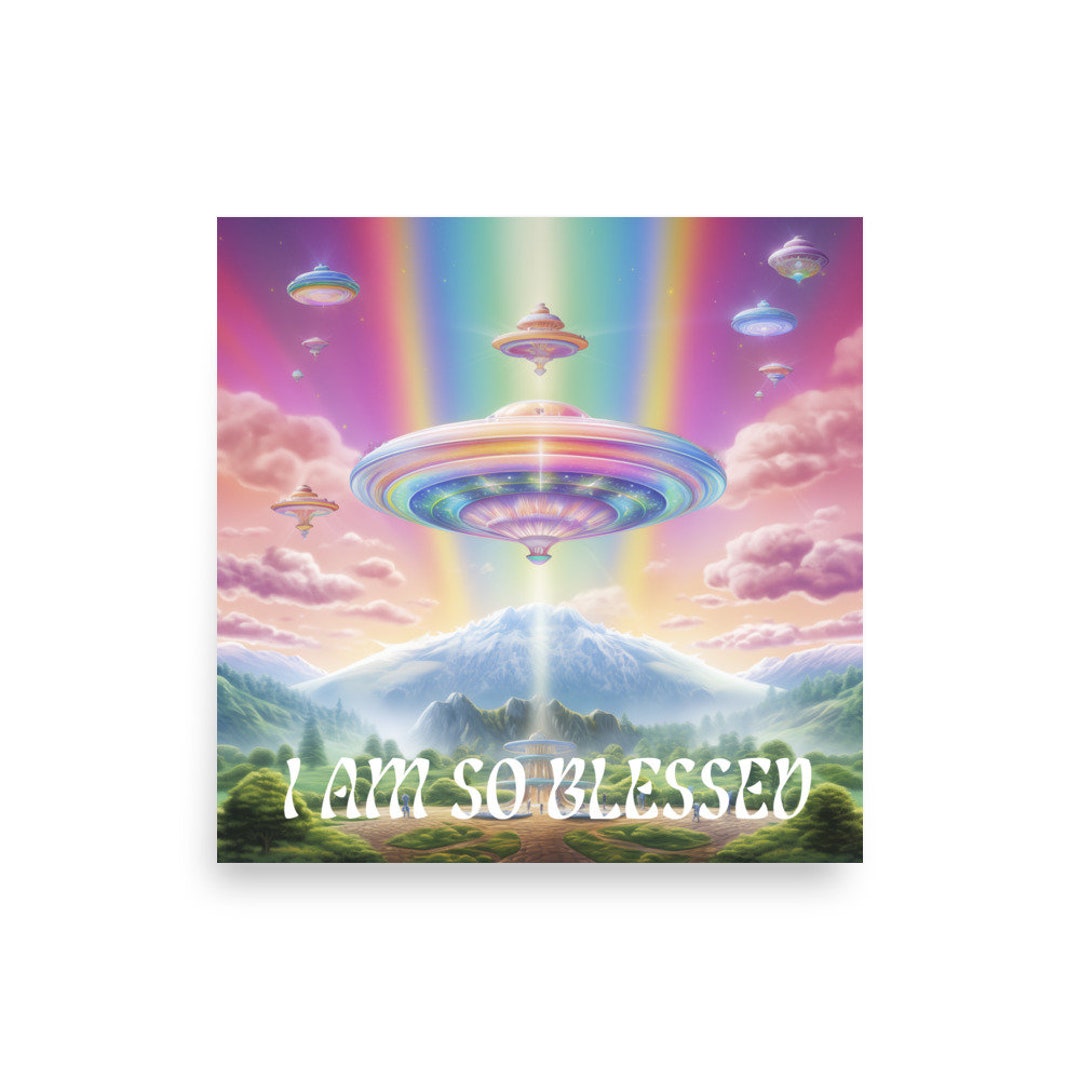 I Am so Blessed - Poster - Etsy