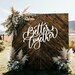 Better Together Backdrop Sign, Cut Out Wood Sign, Large Wedding ...