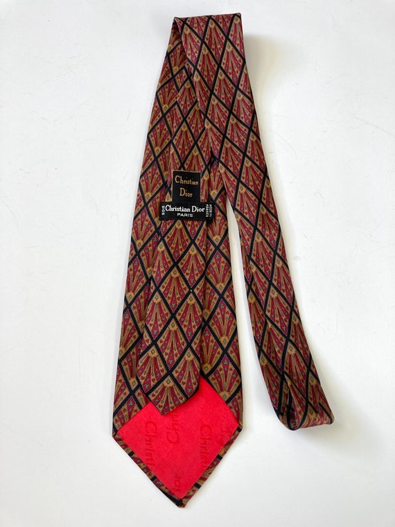 CHRISTIAN DIOR TIE - Vintage Dior silk tie from France - Gem