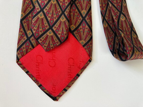 CHRISTIAN DIOR TIE - Vintage Dior silk tie from France - Gem