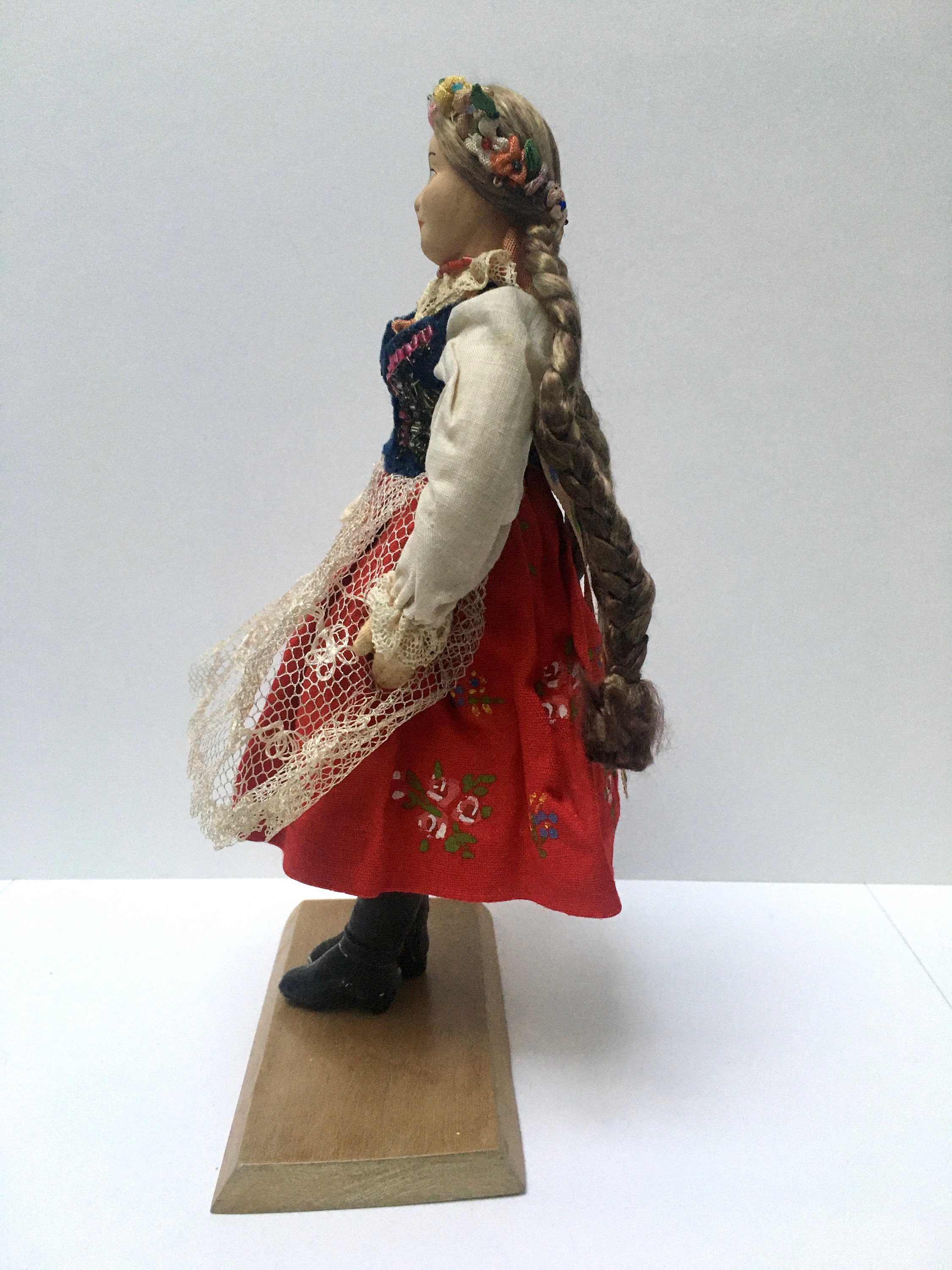 VINTAGE POLISH DOLL 1950's Handmade Folkloric Doll With Traditional ...