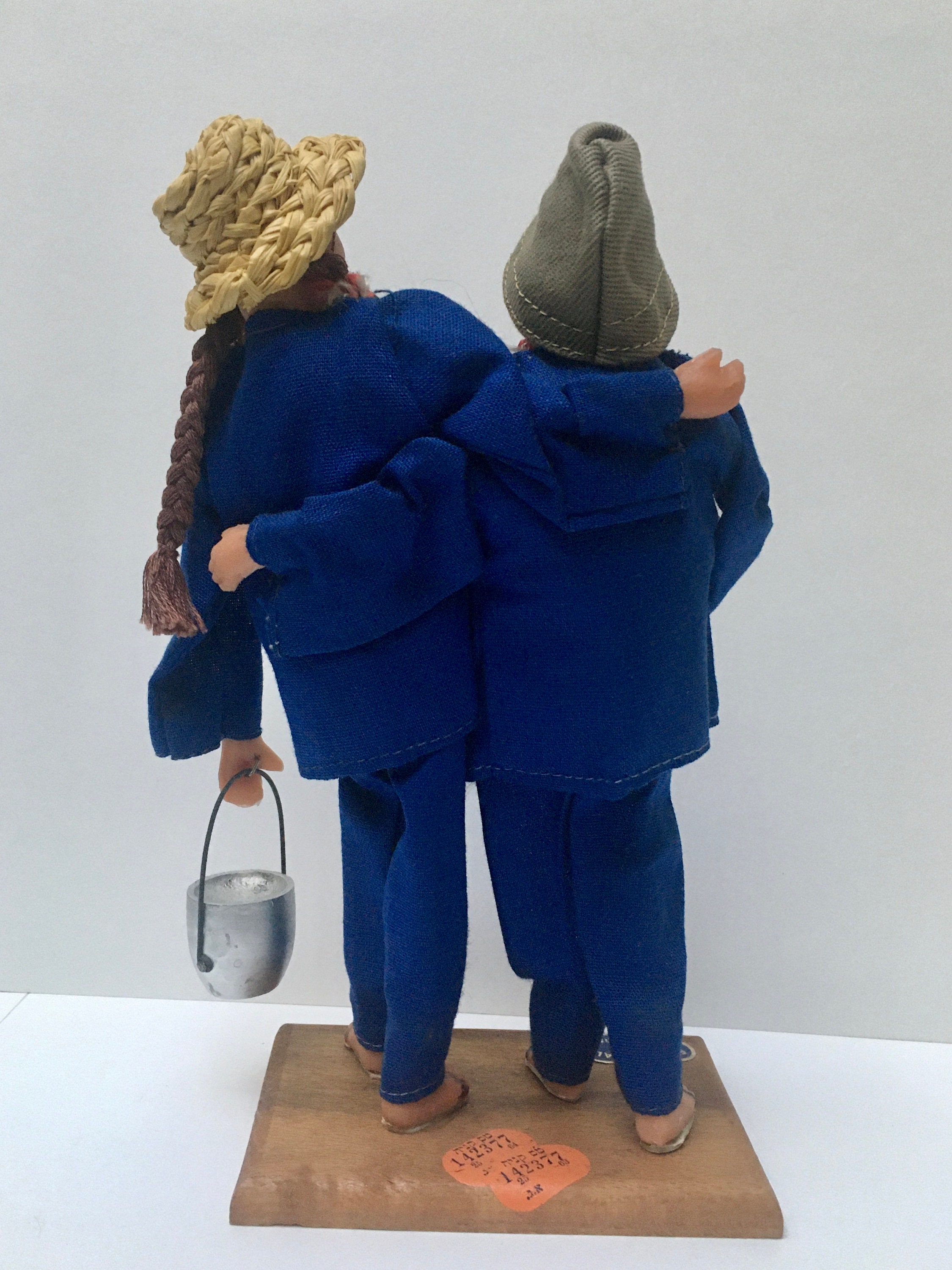 VINTAGE ISRAELI DOLLS 1950'S Handmade Kibbutz Boy & Girl Dolls From ...