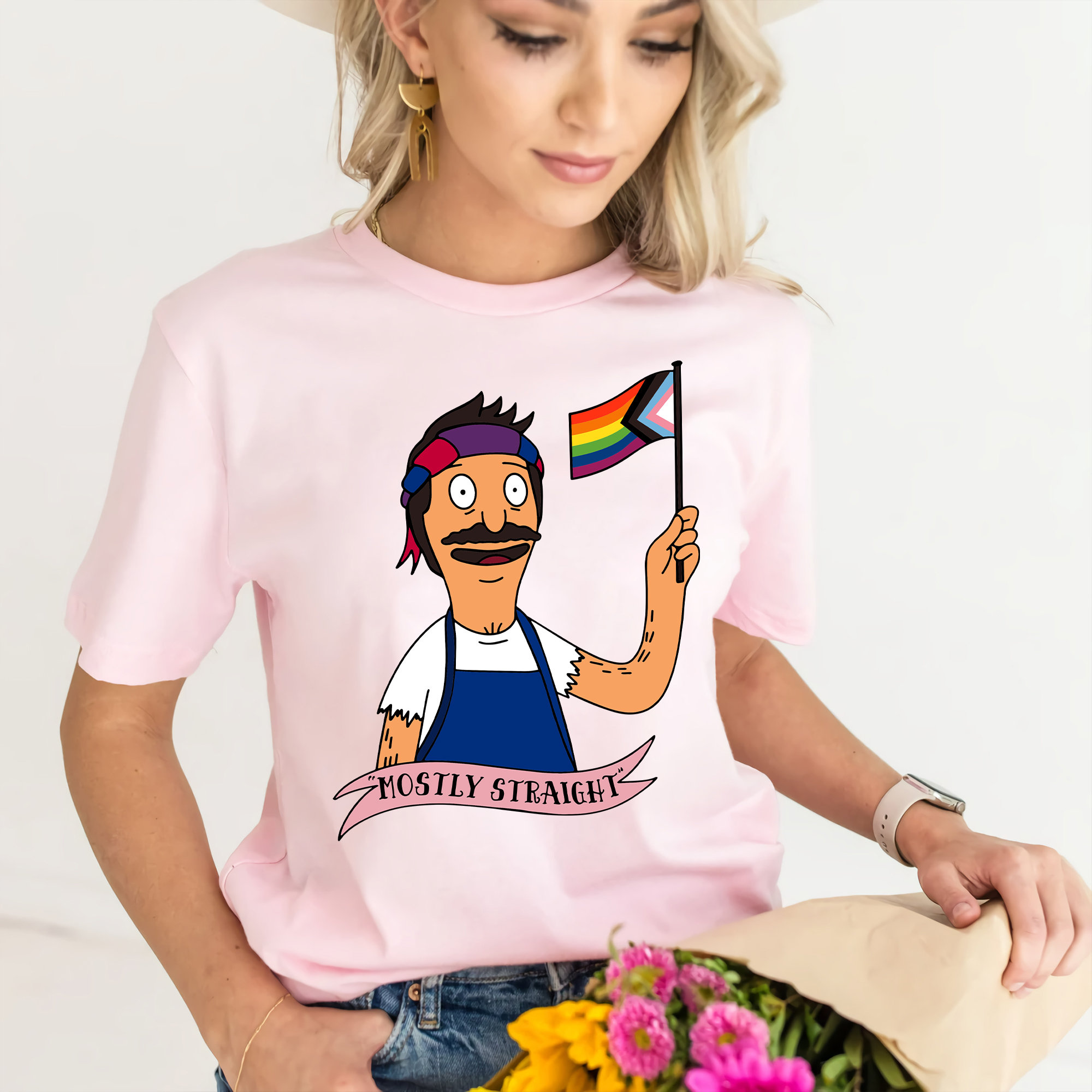 Bob Belcher LGBTQ Pride Bob's Burgers PNG, mostly Straight Bisexual ...