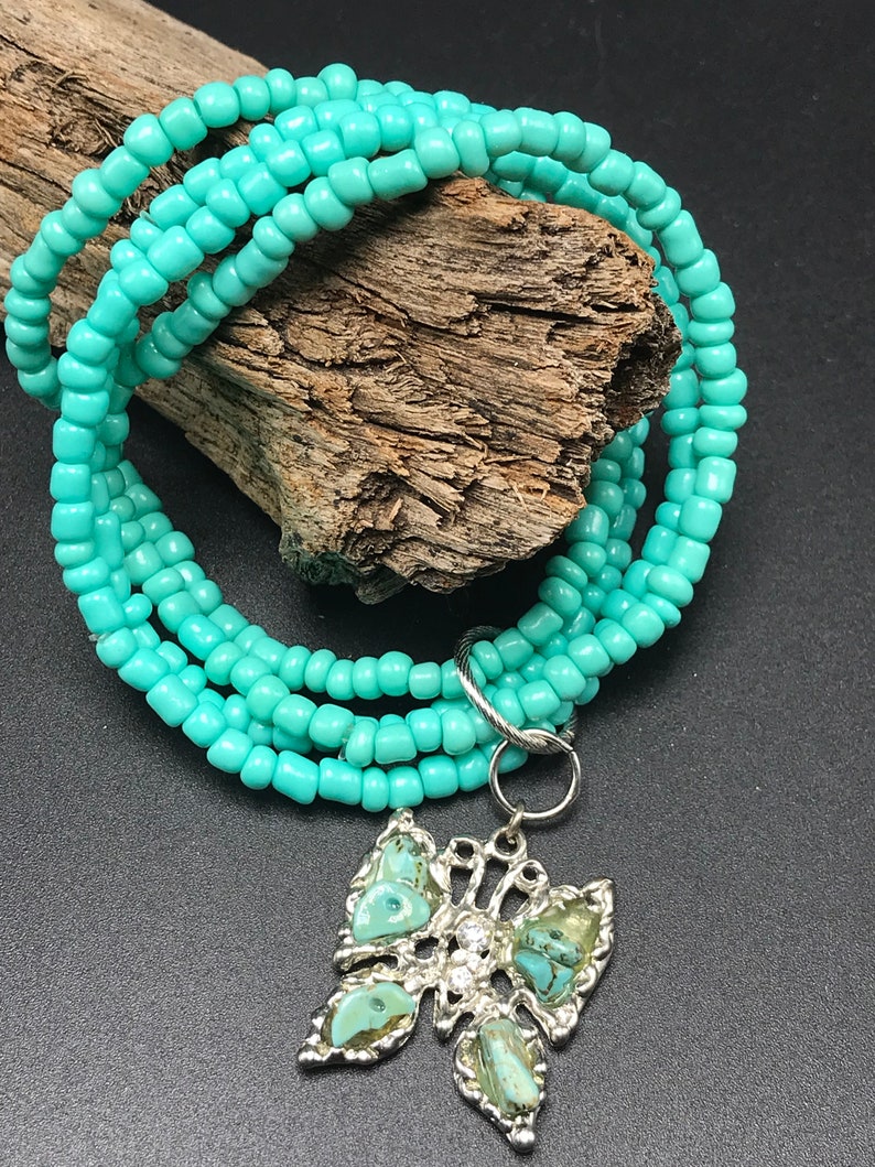 Seed Bead Bracelet Stack, Stretch Bracelet Stack,4 Strand Bracelet Set ...