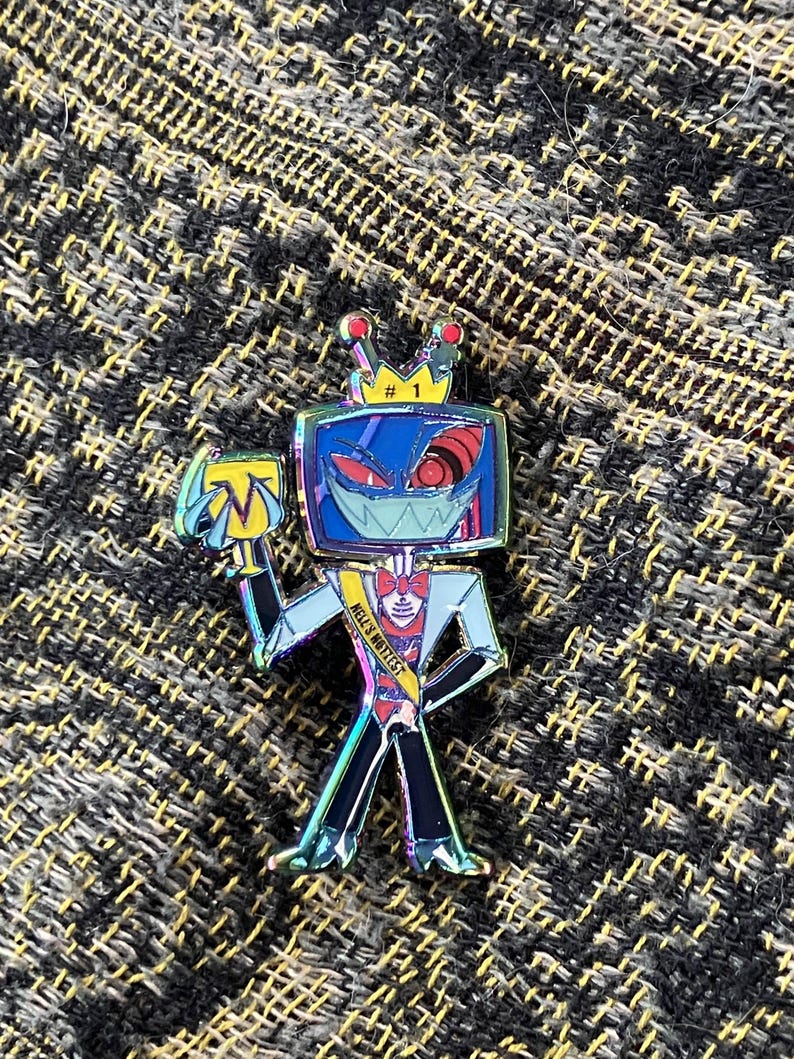 YOU PICK! Vox Gacha Hard Enamel Pin Series - Hazbin Hotel Gachapon ...