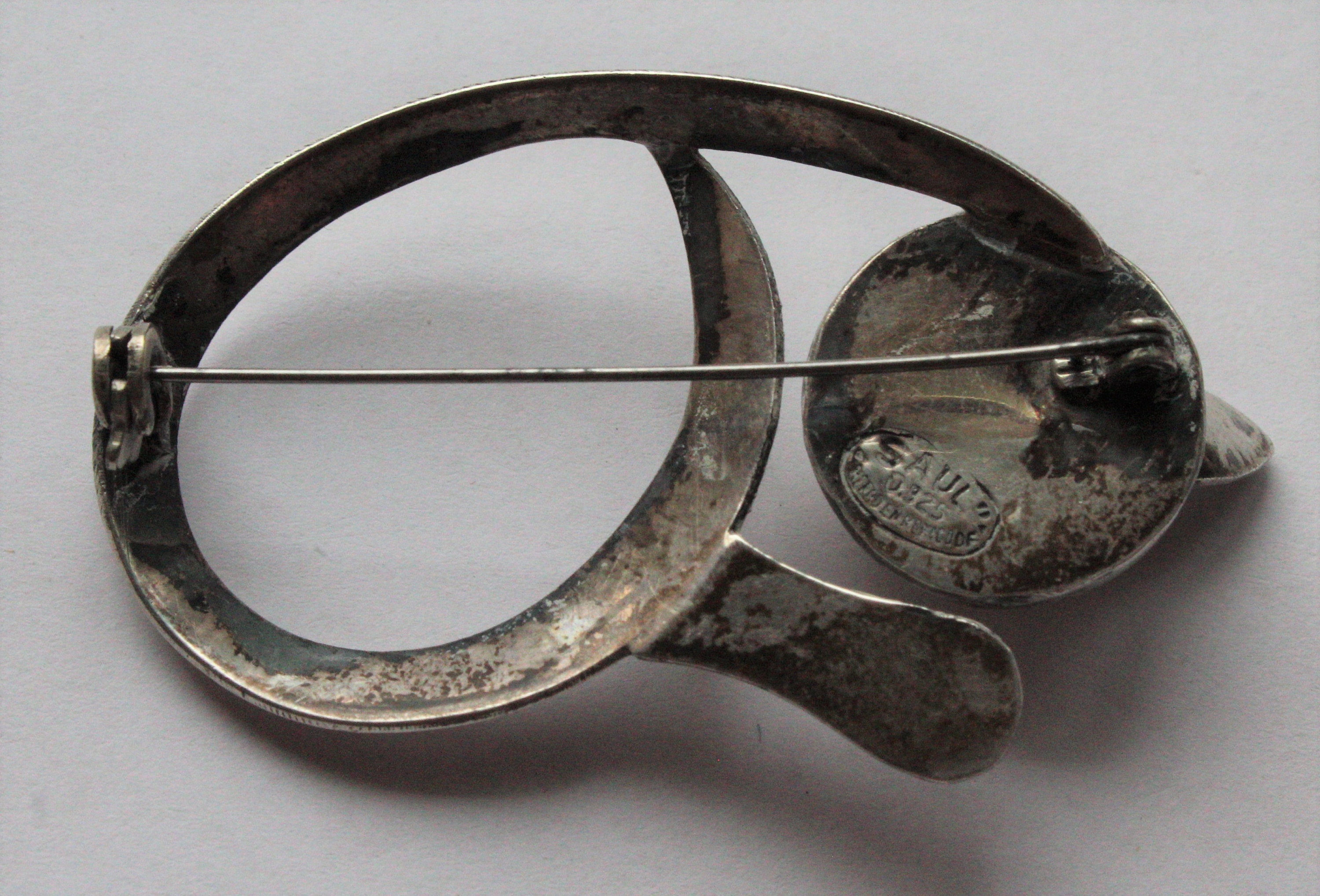 Vintage Sterling Silver Signed SAUL 925 Mexico Green - Etsy