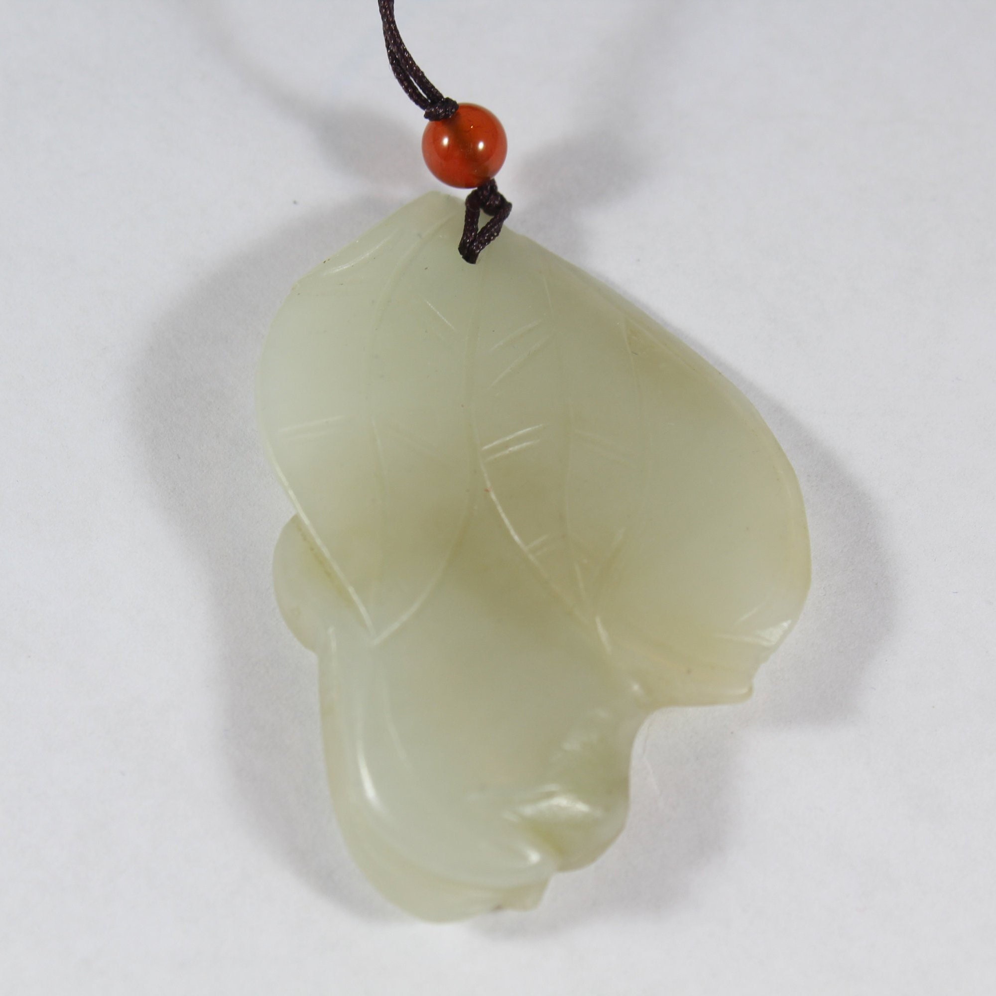 Antique Chinese Carved Cicada Bug and Mulberry Leaf Jade with | Etsy