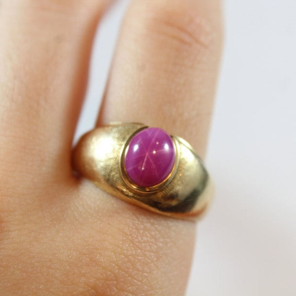 Star Ruby Ring - Etsy