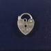 Vintage Sterling Silver ASJ Heart Shape Openable Lock Pendant - Etsy