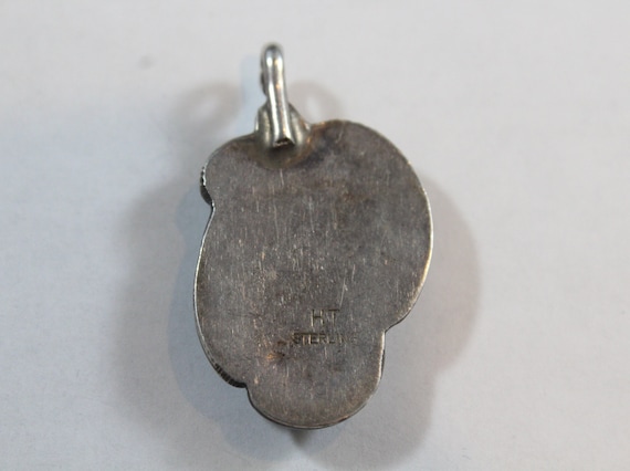 Vintage Sterling Silver HT Navajo Oval Shape Natural … - Gem