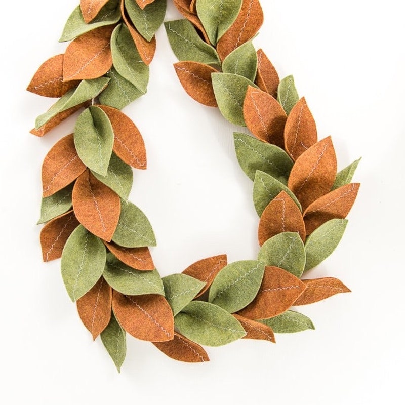 Fall Felt Leaf Garland - Etsy