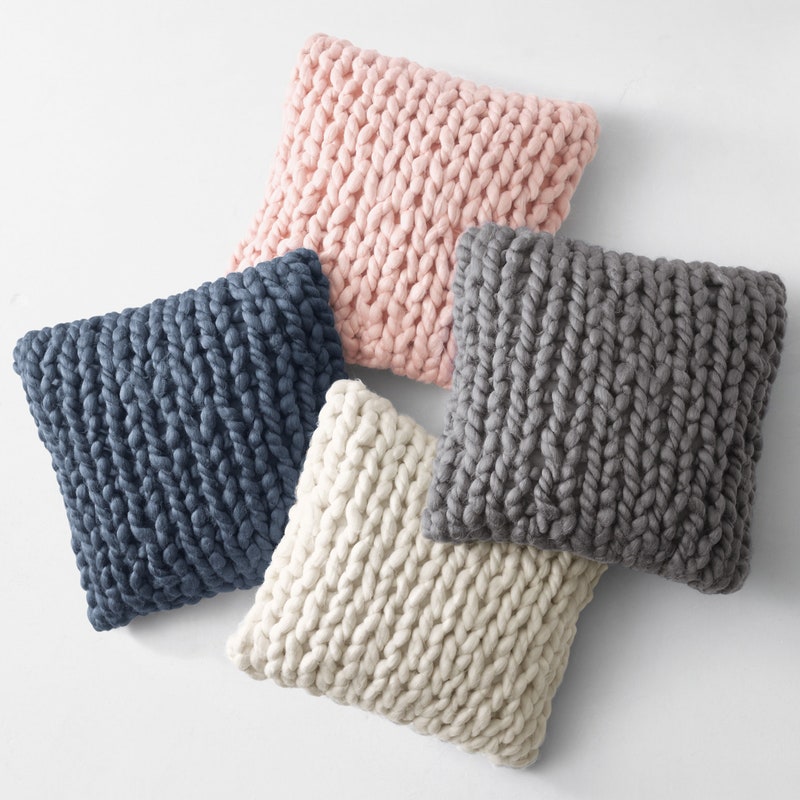 Knitted Pillows - Etsy