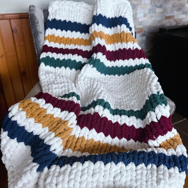Chunky Blanket - Etsy