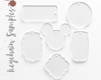 Acrylic keychain | Etsy