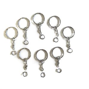 25 Acrylic Keychain Blanks: Vertical Hexagon, Laser Cut, Polished Edges ...