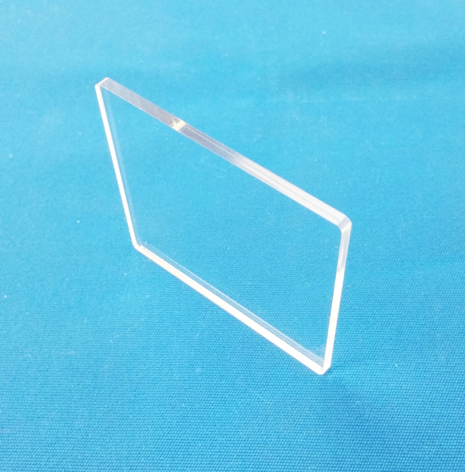 50 Clear Acrylic Square Blanks (SELECT SIZE ) 1/8 Thick - Laser Cut ...